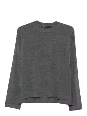 Sofie D'hoore Mateo Long-sleeve Crew-neck Knit - Grey