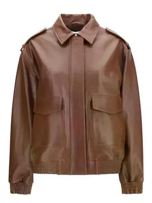 ARMA Astra Leather Jacket - Brown