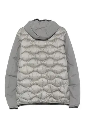 BLAUER. Quilted Hooded Jacket - Grey