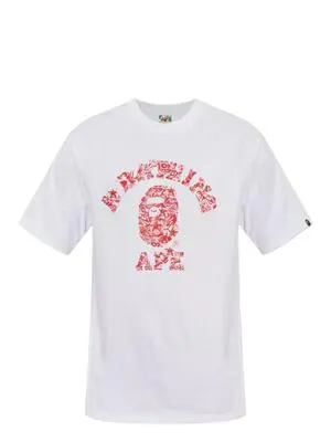 A BATHING APE Logo-print T-shirt - White