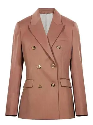GOLDEN GOOSE Journey Double-breasted Blazer - Brown