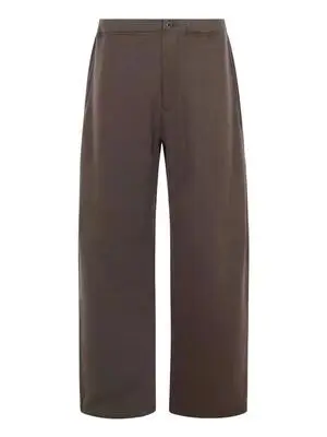 Sacai Wide-leg Drawstring Trousers - Green