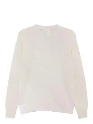 THE AMHANTE Ribbed-trim Pullover Sweater - Neutrals