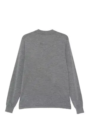 Aspesi Long-sleeve Polo Shirt - Grey