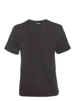 JACQUEMUS Jacquemus Logo Embroidered T-Shirt