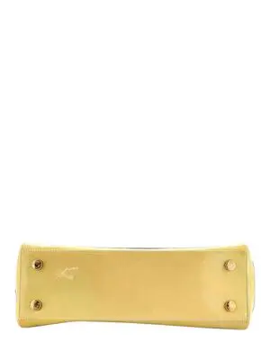 LOUIS VUITTON Brea Handbag Monogram Vernis Mm Satchel - Yellow