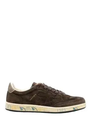 Premiata Bskt Clay Suede Sneakers - Brown