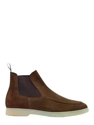 AURELIEN Suede Chelsea Boots - Brown