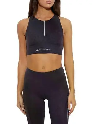 Adidas By Stella McCartney Zip-up Top - Black