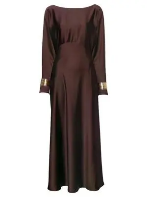 IMPERIAL IMPERIAL V-Back Maxi Dress