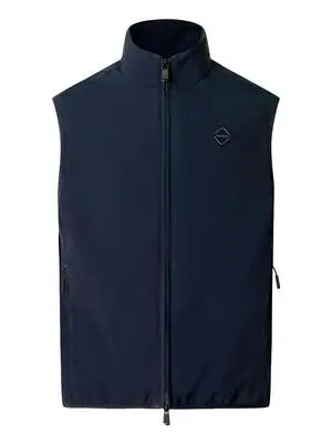 HACKETT LONDON Soft-shell Zip-up Gilet - Blue