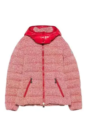 Moncler Moncler Vintage 2010s Quilted Hooded Jacket Red