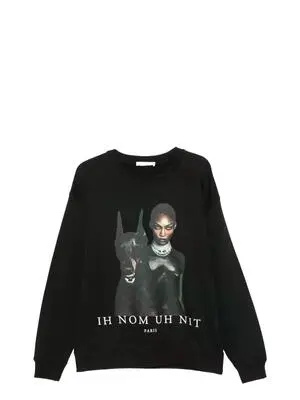 IH NOM UH NIT Family Graphic-print Logo-print Sweatshirt - Black