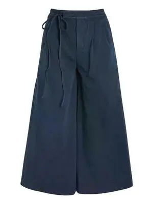 DAMSON MADDER Lotta Cropped Trousers - Blue