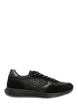 BUGATTI Logo-print Panelled Sneakers - Black