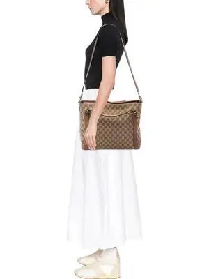 Gucci Medium Gg Canvas Miss Gg Satchel - Neutrals