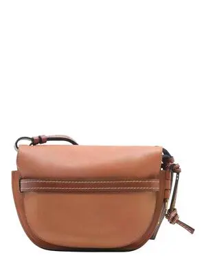 Loewe Loewe Small Gate Leather Crossbody Bag Brown