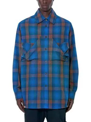 VIVIENNE WESTWOOD Check-pattern Button-down Shirt - Blue