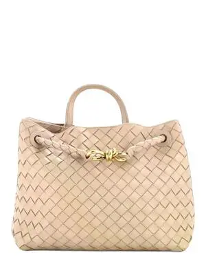 Bottega Veneta Intrecciato Nappa Satchel - Neutrals