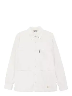 Aspesi Corduroy Zip-pocket Shirt Neutrals