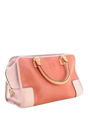 Loewe Amazona Leather Satchel - Grey