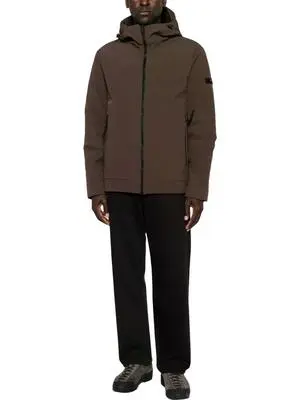 Peuterey Loge Hooded Zip-up Jacket - Brown