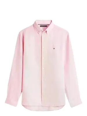 Tommy Hilfiger Pigment-dyed Button-down Shirt Pink