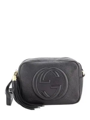 Gucci Gucci Soho Disco Leather Small Cross Body Bag Black