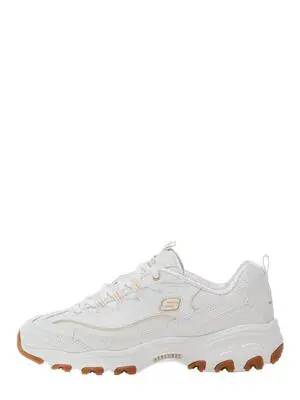 Sketchers D'lites Chunky Sneakers - White
