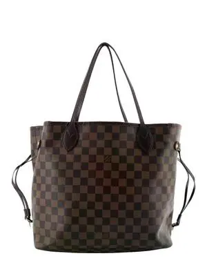 LOUIS VUITTON Neverfull Damier Mm Tote Bag - Brown