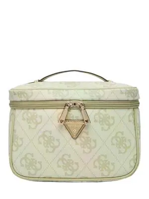 Guess Berta Logo-print Vanity Case - Neutrals