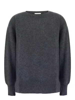 SEMICOUTURE Candy Crew-neck Ribbed-trim Sweater
