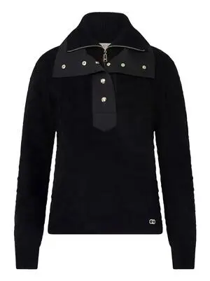 LIU JO Crocodile-jacquard Sweater