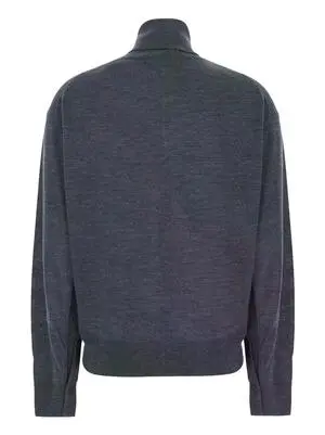 SEMICOUTURE Freda Roll-neck Wool Sweater - Grey