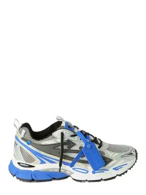 Off-White Panel Lace-up Sneakers - Grey