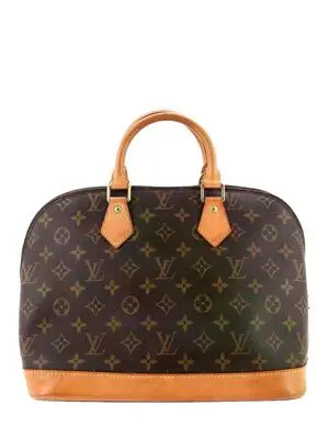 LOUIS VUITTON Monogram Canvas Alma Pm Satchel - Brown