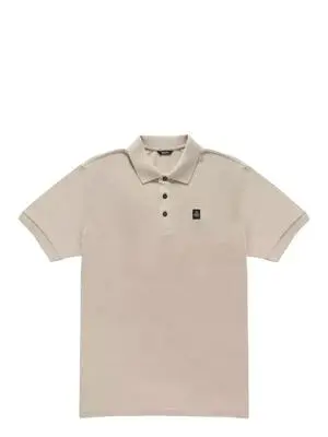 REFRIGIWEAR New Main Logo-patch Short-sleeve Polo Shirt - Neutrals