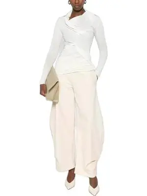 Source Unknown Ebbe Balloon-leg Trousers - Neutrals