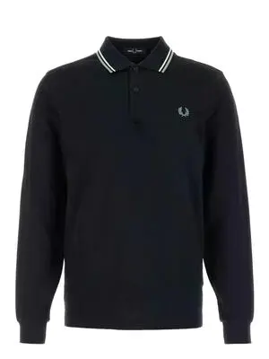 Fred Perry M3636 Long-sleeve Polo Shirt - Black