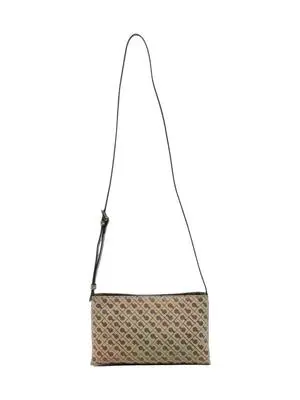 GHERARDINI Monogram-print Shoulder Bag - Neutrals