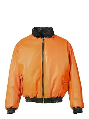 AWGE AWGE Reversible Leather Bomber Jacket