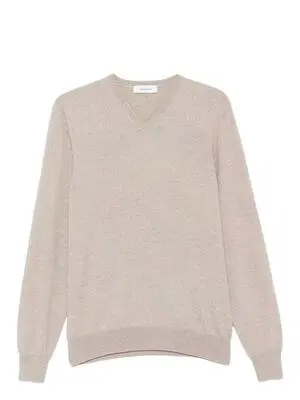 GRAN SASSO V-neck Sweater - Neutrals