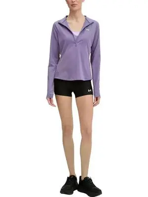 Under Armour Infinity 2.0 High Logo-strap Mesh-panel Sports Bra - Purple