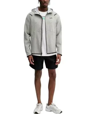 Under Armour Unstoppable Logo-print Zip-up Hoodie - Grey