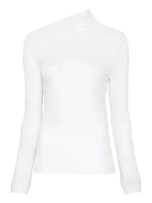 IMPERIAL IMPERIAL Draped Long-Sleeve Top