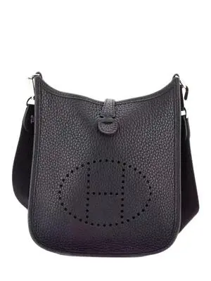 Hermès Hermès Evelyne Bag Gen III Clemence TPM Cross Body Bag Black