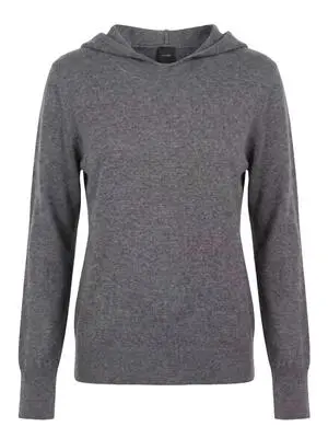 Pinko Wool Hooded Sweater - Grey