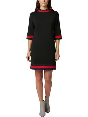 Gucci Web-stripe Hoodie Mini Dress - Black