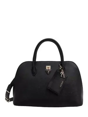 Guess Patsie Logo-plaque Tote Bag - Black