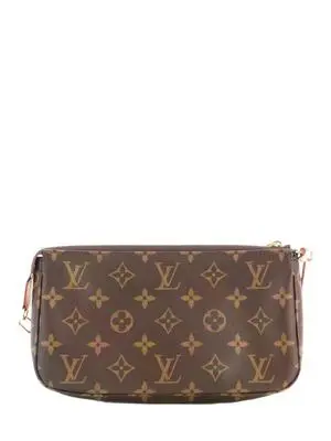 LOUIS VUITTON Pochette Accessoires Nm Monogram Canvas Clutch Bag - Brown